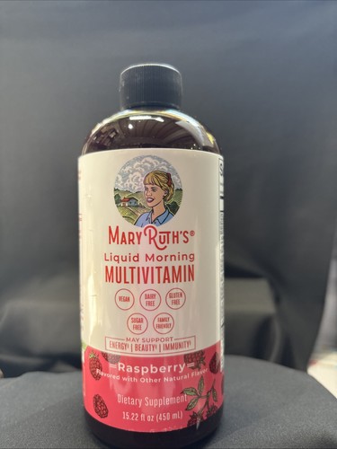 Mary Ruth’s Liquid Morning Multivitamin 15.22 fl oz Raspberry Energy | eBay