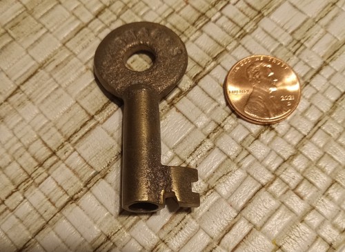 Vintage Brass Hollow Barrel Key | eBay