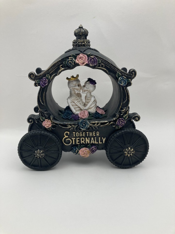 Vintage Skeleton Wedding Together Eternally Gothic Decor Wedding Cake ...