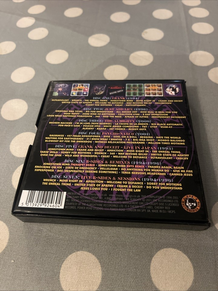 The Almighty Welcome to Defiance: Complete Recordings 1994-2001 7 Box ...