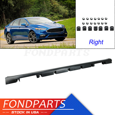 Exterior-Rocker Panel Molding Trim Right Side Fit For 2013-2016 FORD ...