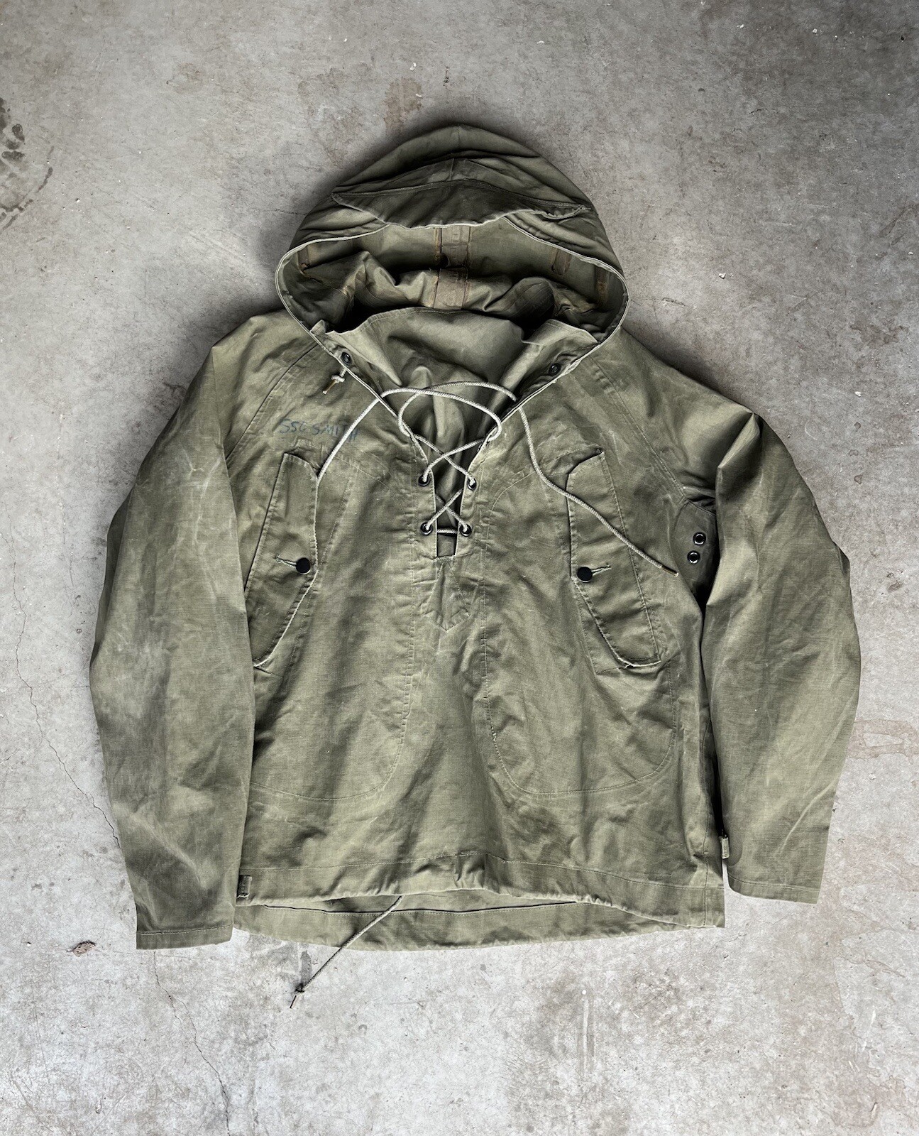 Vintage Military Army Anorak Smock Weather Jacket - Gem