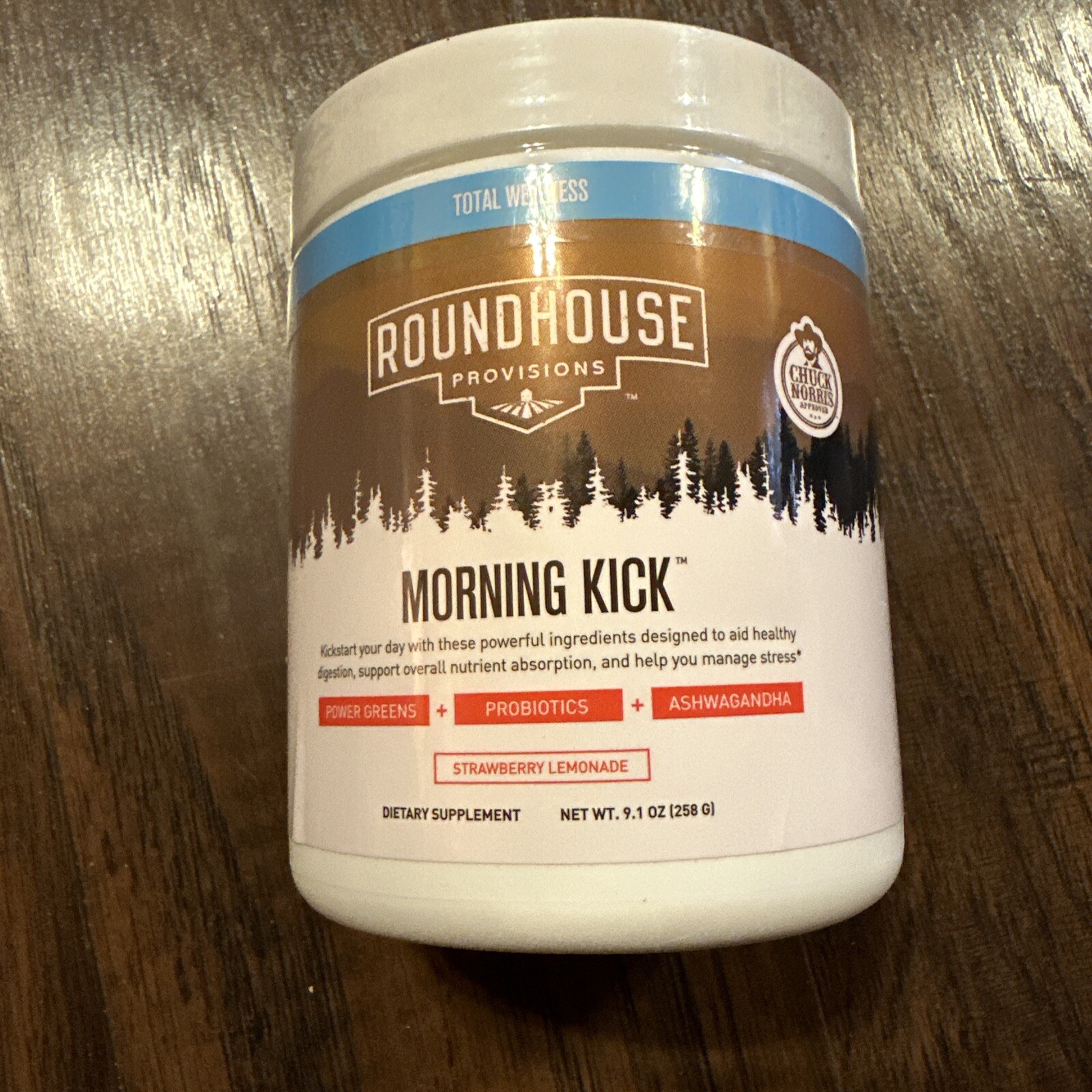 ROUNDHOUSE MORNING KICK TOTAL WELLNESS DIGESTIVE SUPPLEMENT CHUCK ...
