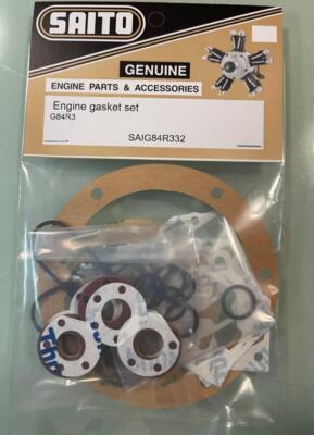 Rc Model Aircraft Saito Engines Parts 4-Stroke Engine Gasket FG84R3 ...