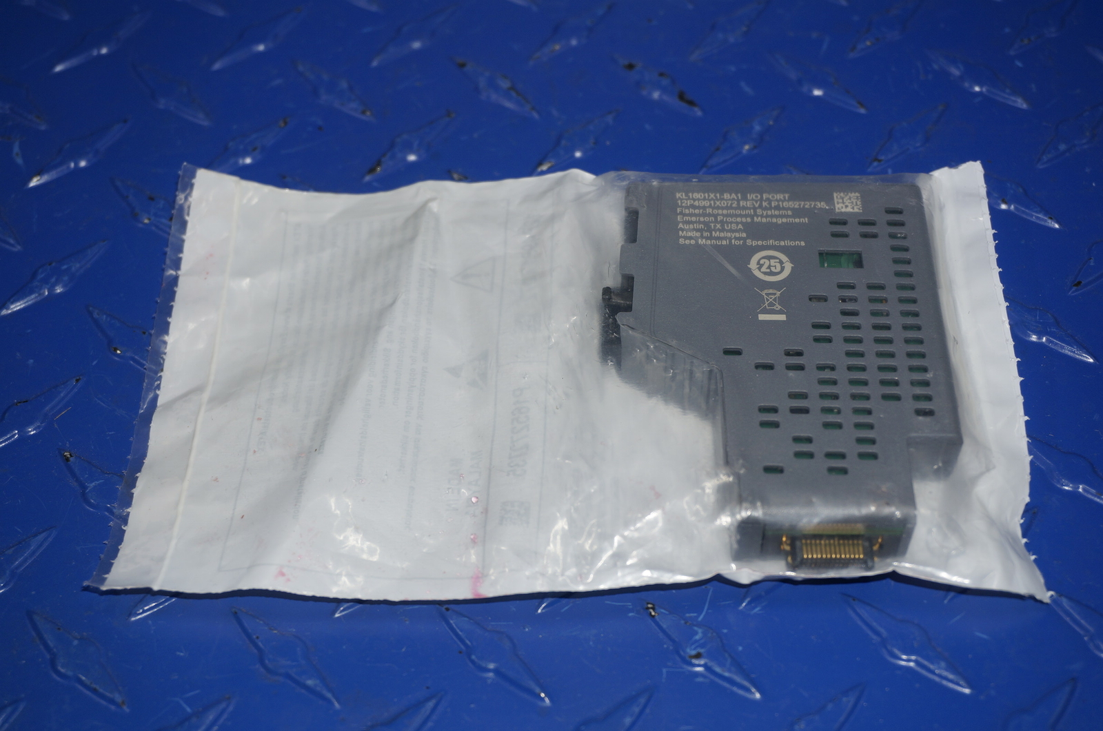 EMERSON DELTAV KL1601X1-BA1 I/O PORT SWITCH COPPER FOR CIOC CARRIERS ...