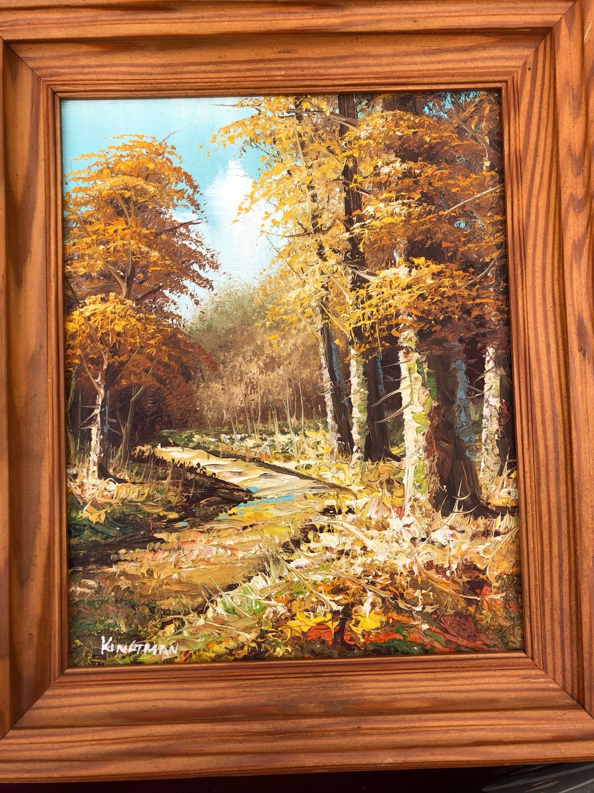 Eugene Kingman Vintage Landscape Oil Painting - Signed & Framed | eBay