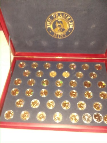 The Complete Presidential Coin Collection 24k Gold Layered Franklin ...