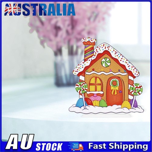 Round Diamond Painting Table Decors Candy House Diamond Painting ...