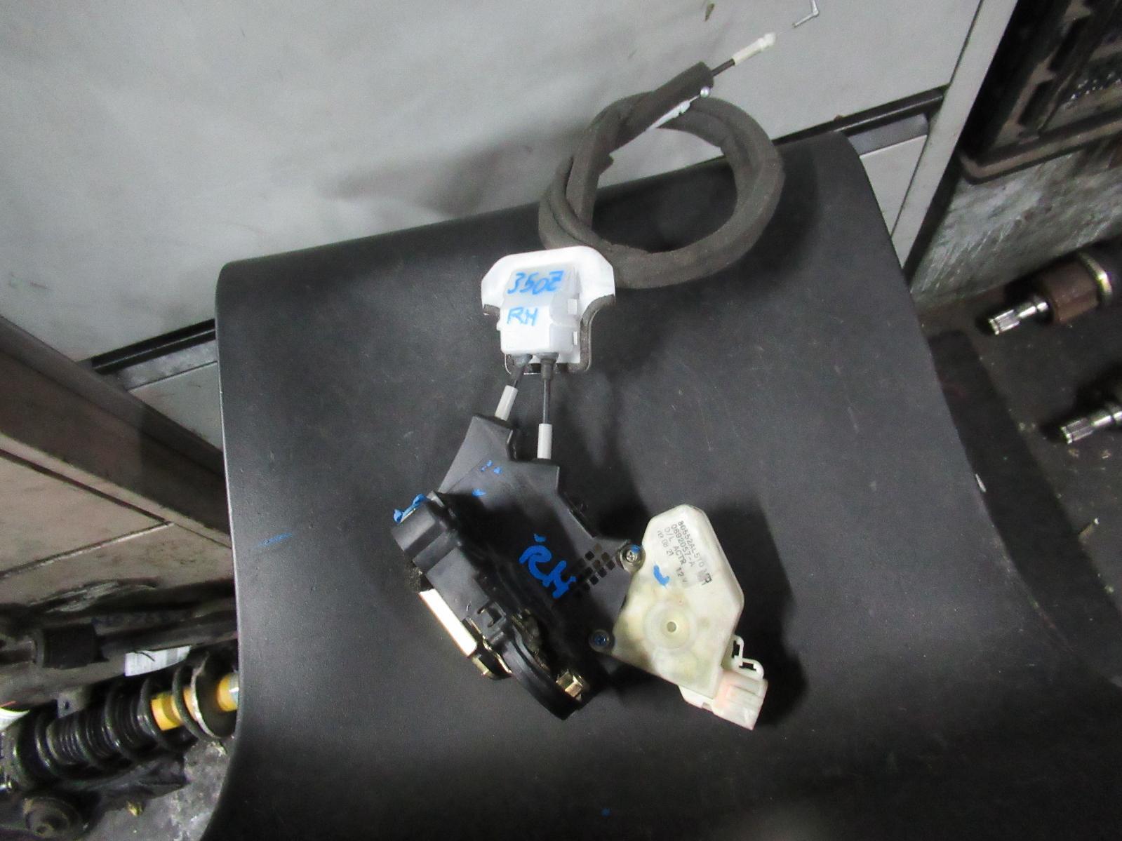 NISSAN 350Z LOCK MECHANISM RIGHT FRONT DOOR LOCK, Z33, 12/02-04/09 02 ...