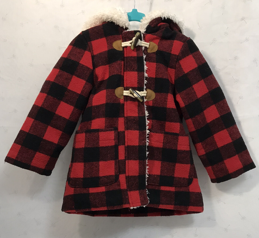 Carter’s Girls Buffalo Check Coat , 2T | eBay