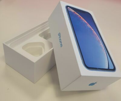Original empty box for APPLE iPhone XR 64GB Blue With Charging Cable ...