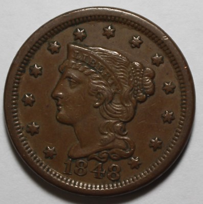 1848 US Large Cent UI64 | eBay
