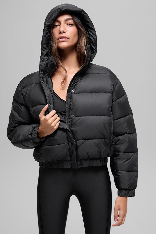 Alo Yoga Aspen Love Puffer Jacket | Black | Medium | Brand New | RRP £ ...