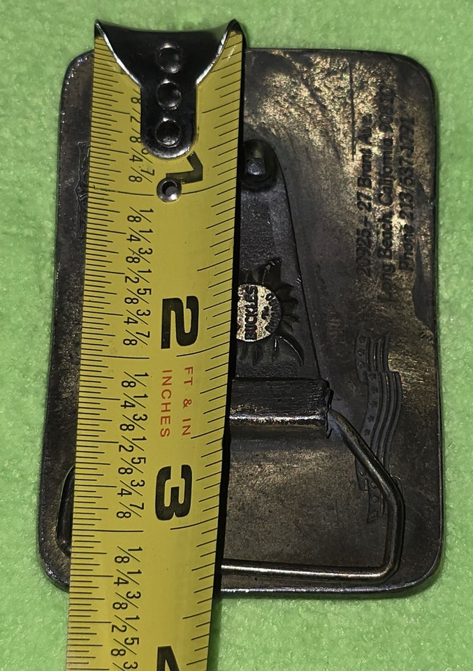Sig Erson Racing Cams Vintage Belt Buckle - Brass - Rare Find - Lewis ...