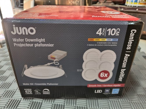 Juno WF4 4" Ultra Slim Canless LED Recessed Light, Selectable CCT (6 ...