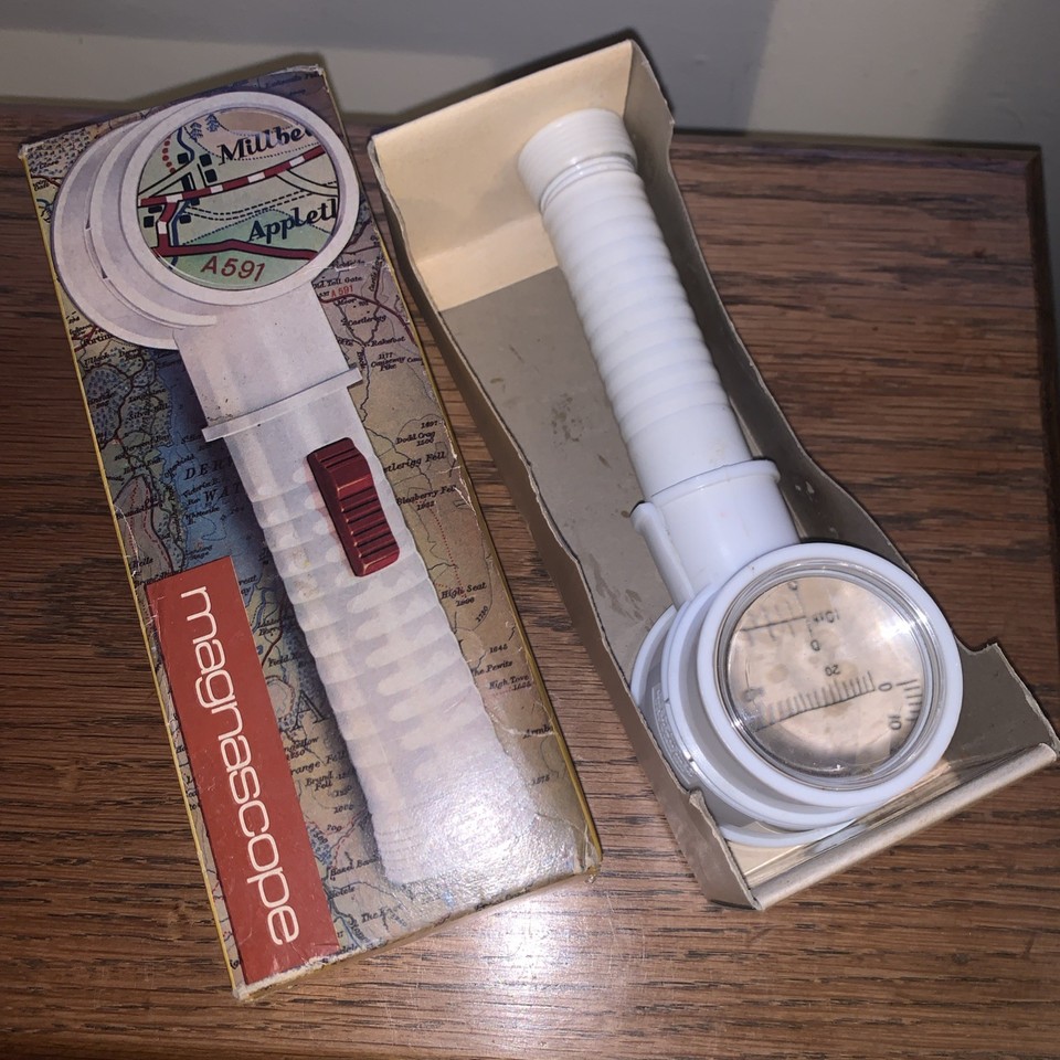 Vintage Pifco Magnascope Boxed No 1731 Illuminated Magnifier In ...