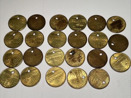 LOT of 23 1979 Vintage New York City Subway Tokens 75th Anniversary ...