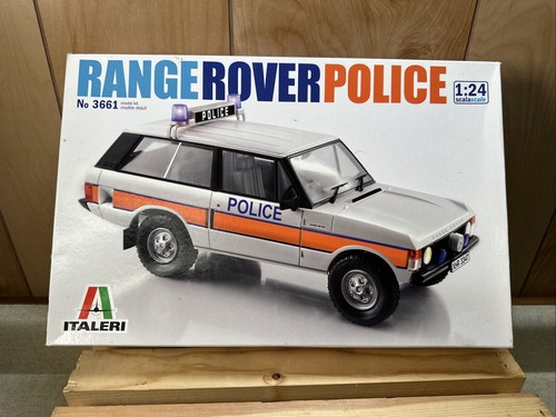 Italeri 1:24 3661 Range Rover Police Model Car kit. Opened Box US ...