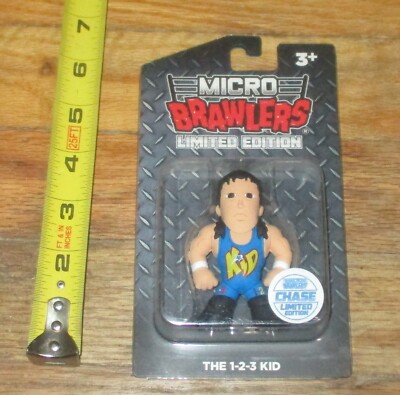 1 2 3 Kid Micro Brawler Wrestling Figure Chase 1 of 250 NWO WWE Sean ...