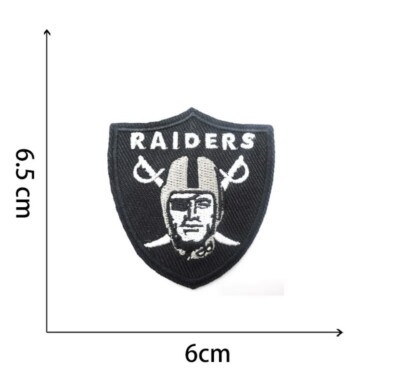 Las Vegas Raiders NFL Patch Iron/Sew On Football Embroidered | eBay