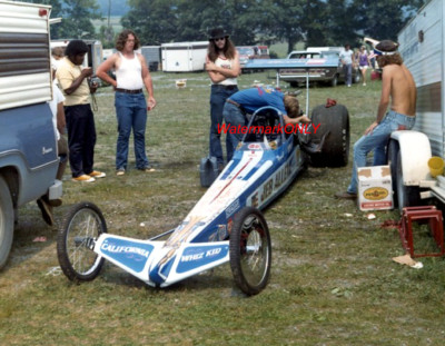 Jeb Allen "Praying Mantis" "Rear Engine" REVELL Top Fuel Dragster PHOTO ...