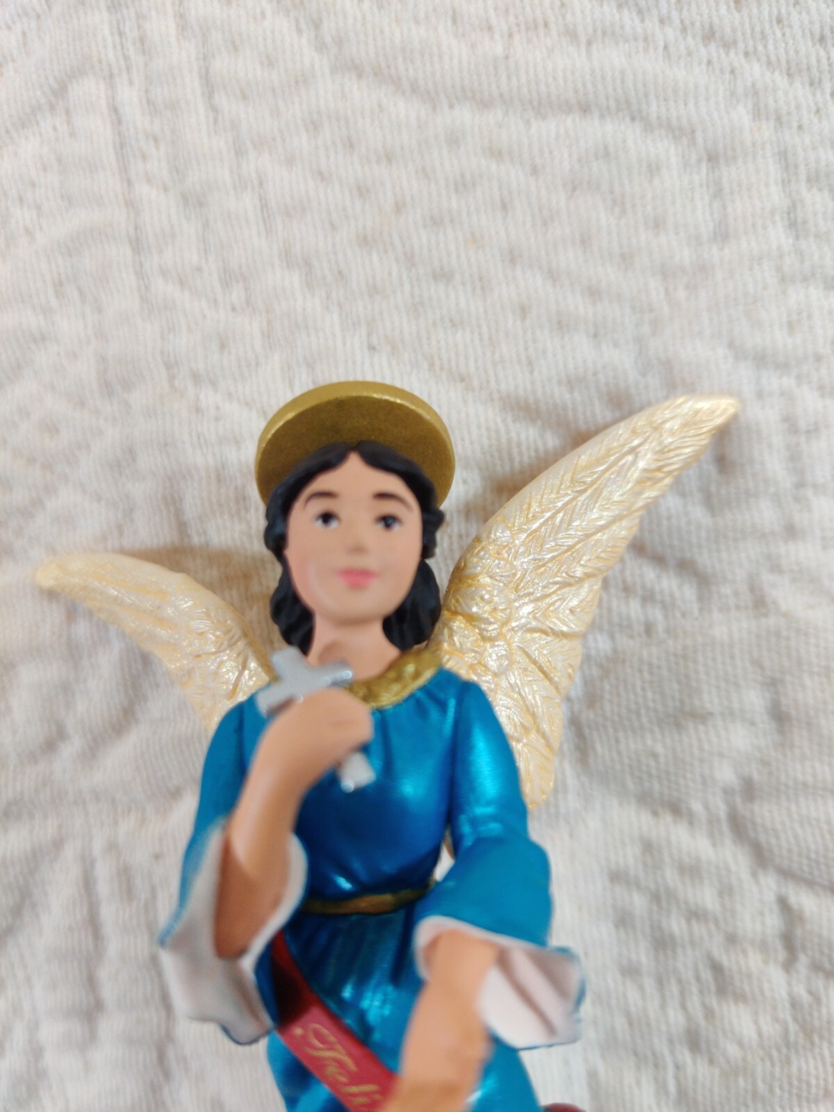 Hallmark Joyous Angel Keepsake Ornament Handcrafted With Cross 1999 | eBay