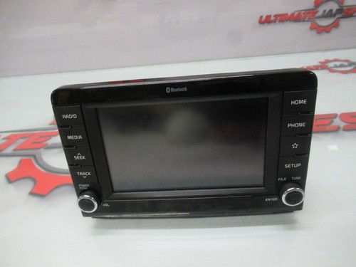 KIA RIO STEREO/HEAD UNIT 7in TOUCHSCREEN, NON SAT NAV TYPE, YB, 06/18 ...
