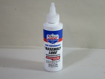 Semi Synthetic High Performance Assembly Lube Lucas 10152 4oz | eBay