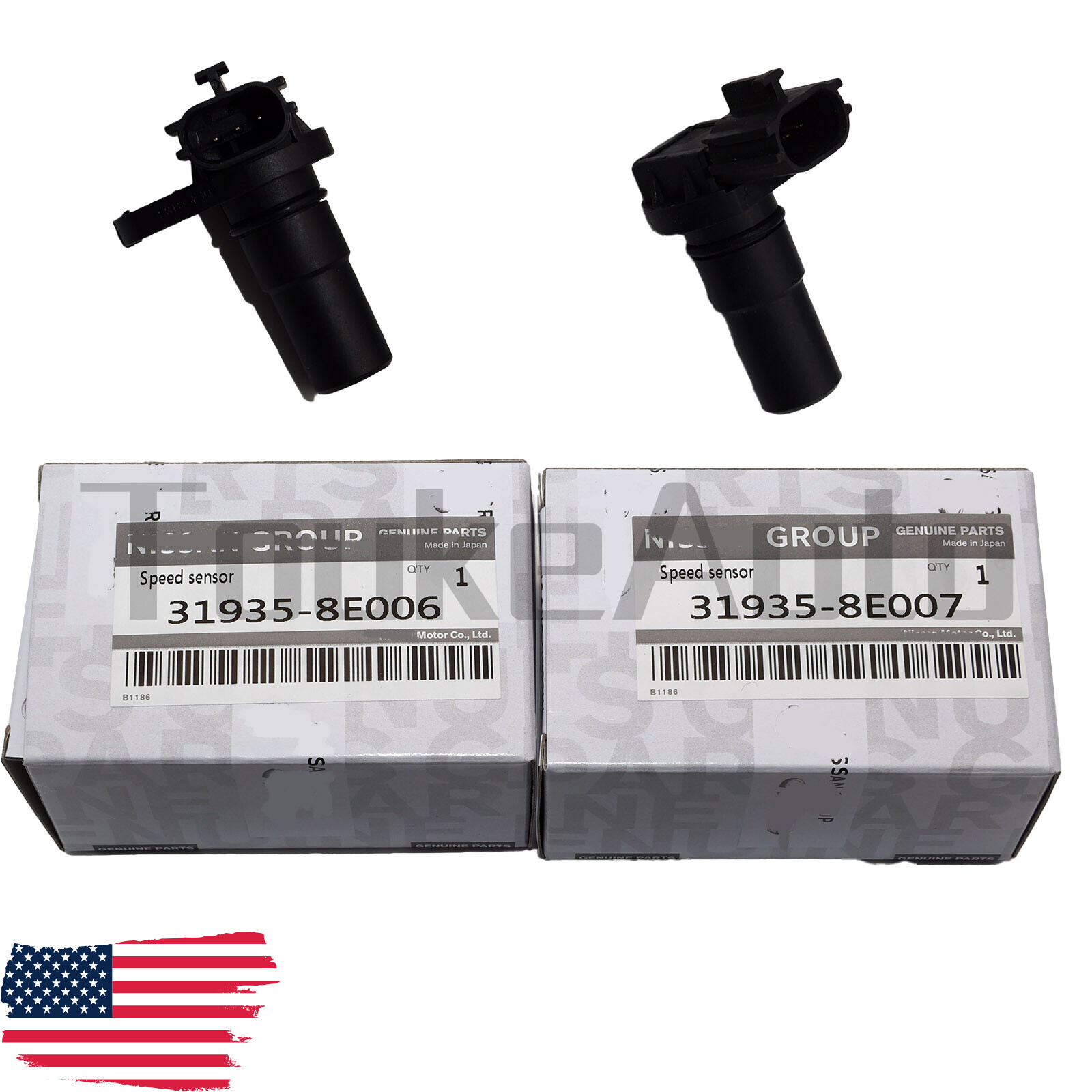 NEW OEM Set of 2 For Nissan Infiniti Transmission Input/Output Speed ...