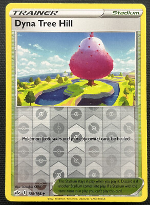 Pokémon TCG Dyna Tree Hill Chilling Reign 135/198 Reverse Holo Uncommon ...