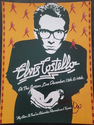 ELVIS COSTELLO - Signed 16x12 Photograph - MUSIC - SINGER | eBay