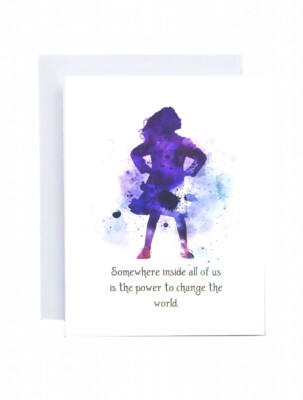 Matilda Quote Card, Musical Theatre, 5x7 inch card, West End, Matilda ...