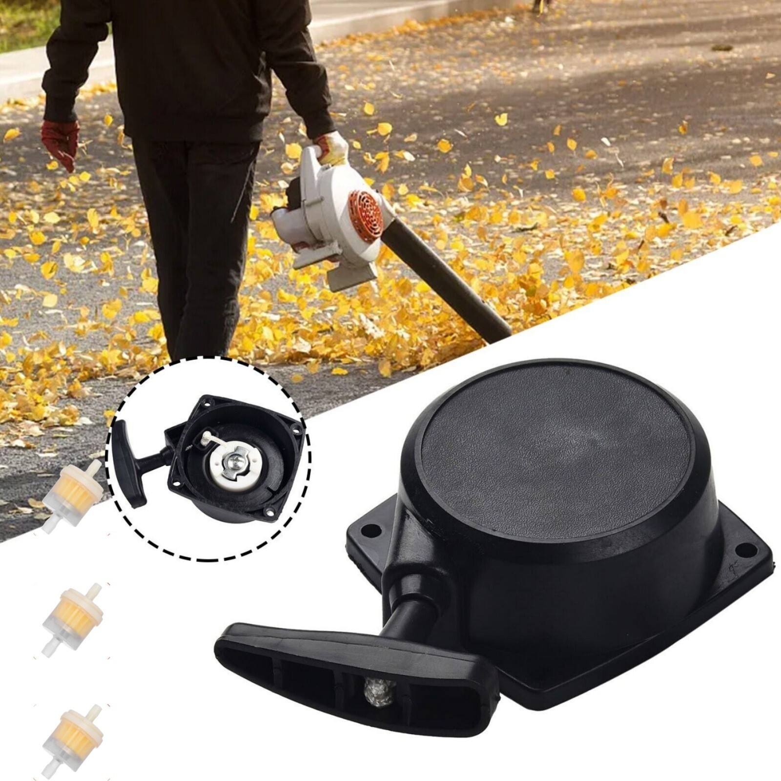 RECOIL PULL STARTER FITS RED MAX EB7000, EB7001, EB7001RH, EBZ5000/Q+ ...