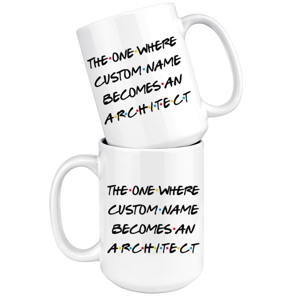 Personalized Architect Job Promotion Mug, Architect Graduation Present ...