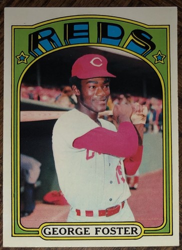 1972 TOPPS GEORGE FOSTER CARD CINCINNATI REDS | eBay