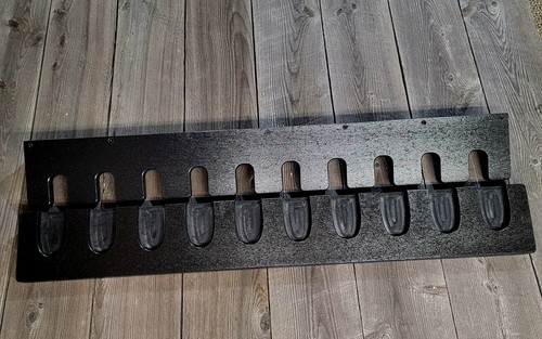 CLOSET WALL 10 GUN RACK BASE BRACKETS COMBO TACTICAL LONG GUN RIFLE ...