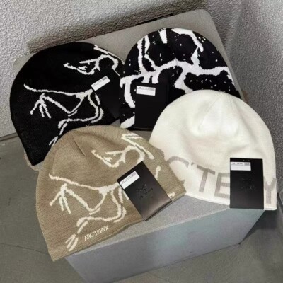 New Arcteryx Bird Head Black Toque Beanie Orca black Merino wool hat ...