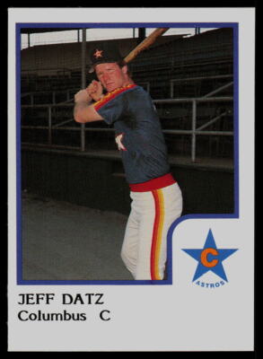 1986 ProCards Jeff Datz Columbus Astros | eBay