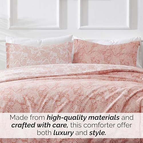 , Inc. Full/Queen Size Comforter Set, Down Alternative Paisley ...