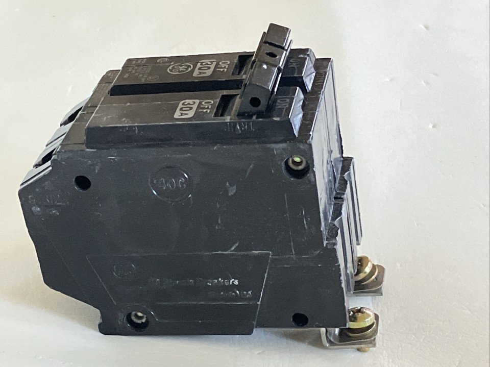 GE THQB2130, 30 Amp, 240 Volt, 2 Pole, Bolt-On Circuit Breaker 90 Day ...