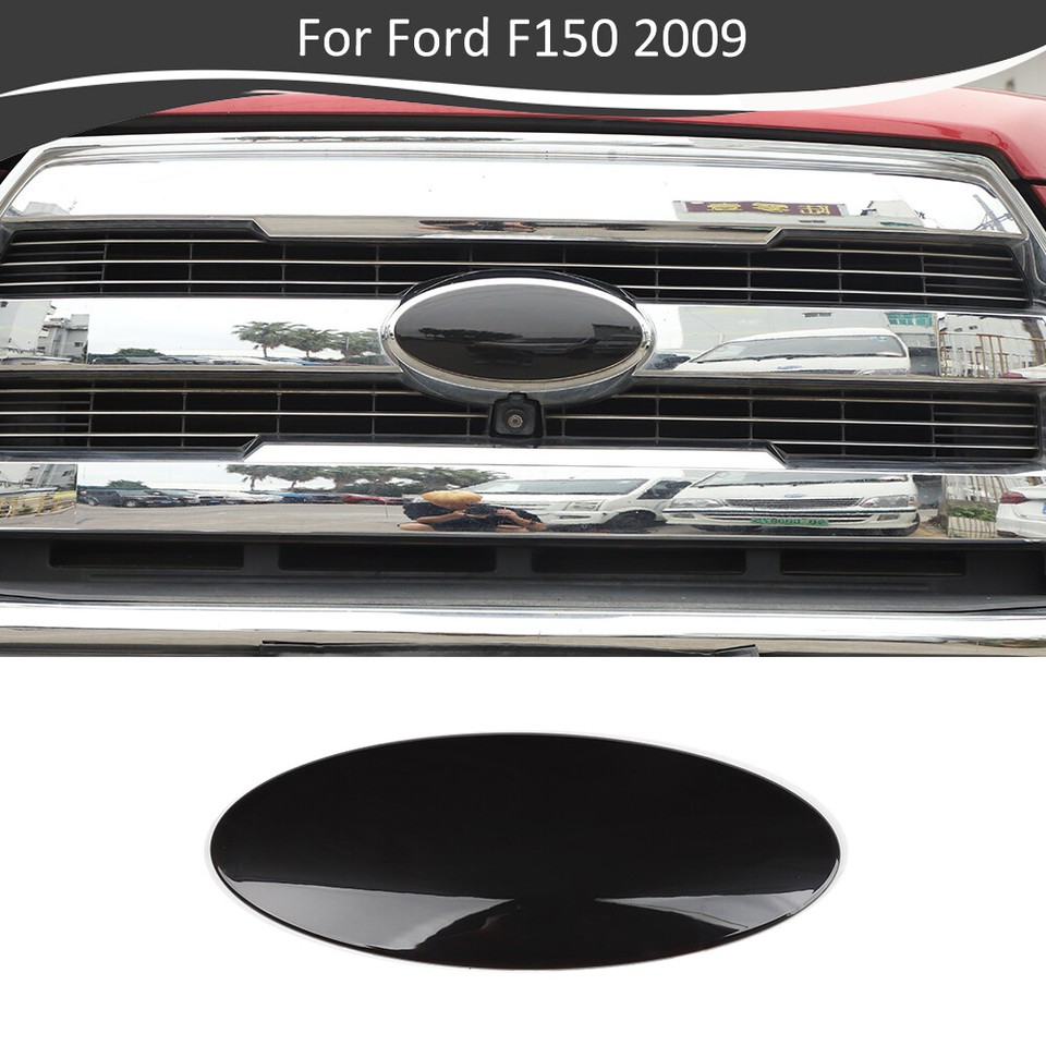 Blackened Car Logo Emblem Badge Ring Cover Trim For Ford F150 2009 ...