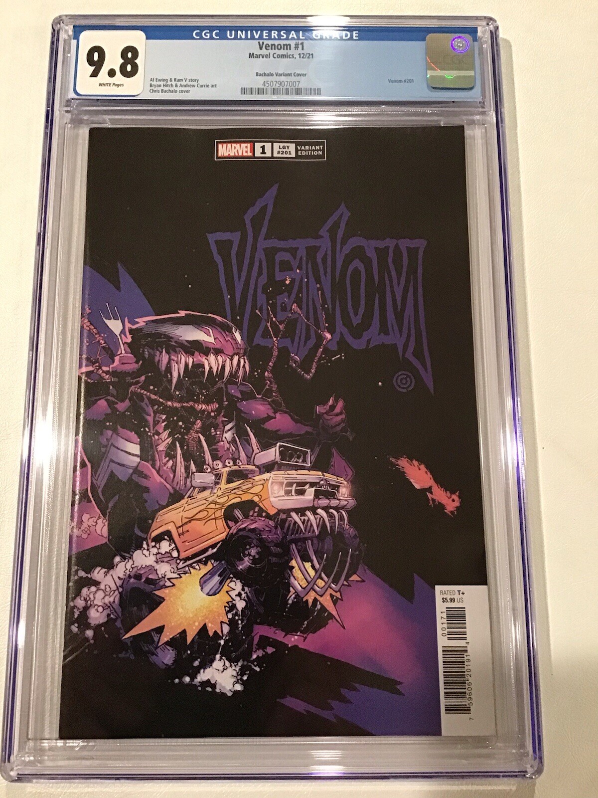 Venom #1 (Marvel Comics, 2021) CGC 9.8 Bachalo Variant Cover | eBay