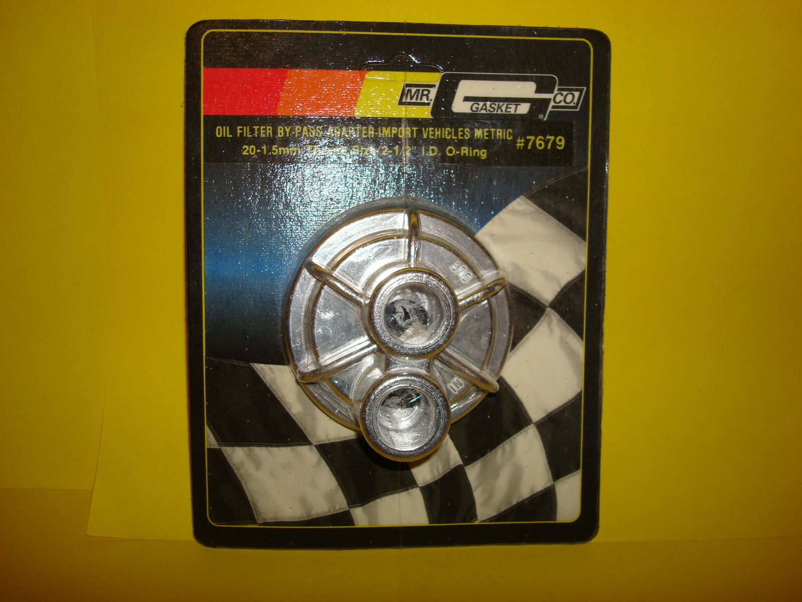 MR GASKET 7679 OIL FILTER BYPASS ADAPTER IMPORT VEHICLES METRIC 20-1 ...