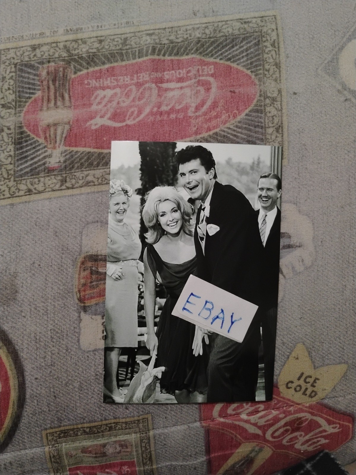 THE BEVERLY HILLBILLIES TV SHOW, SHARON TATE & MAX BAER JR, GLOSSY B&W ...