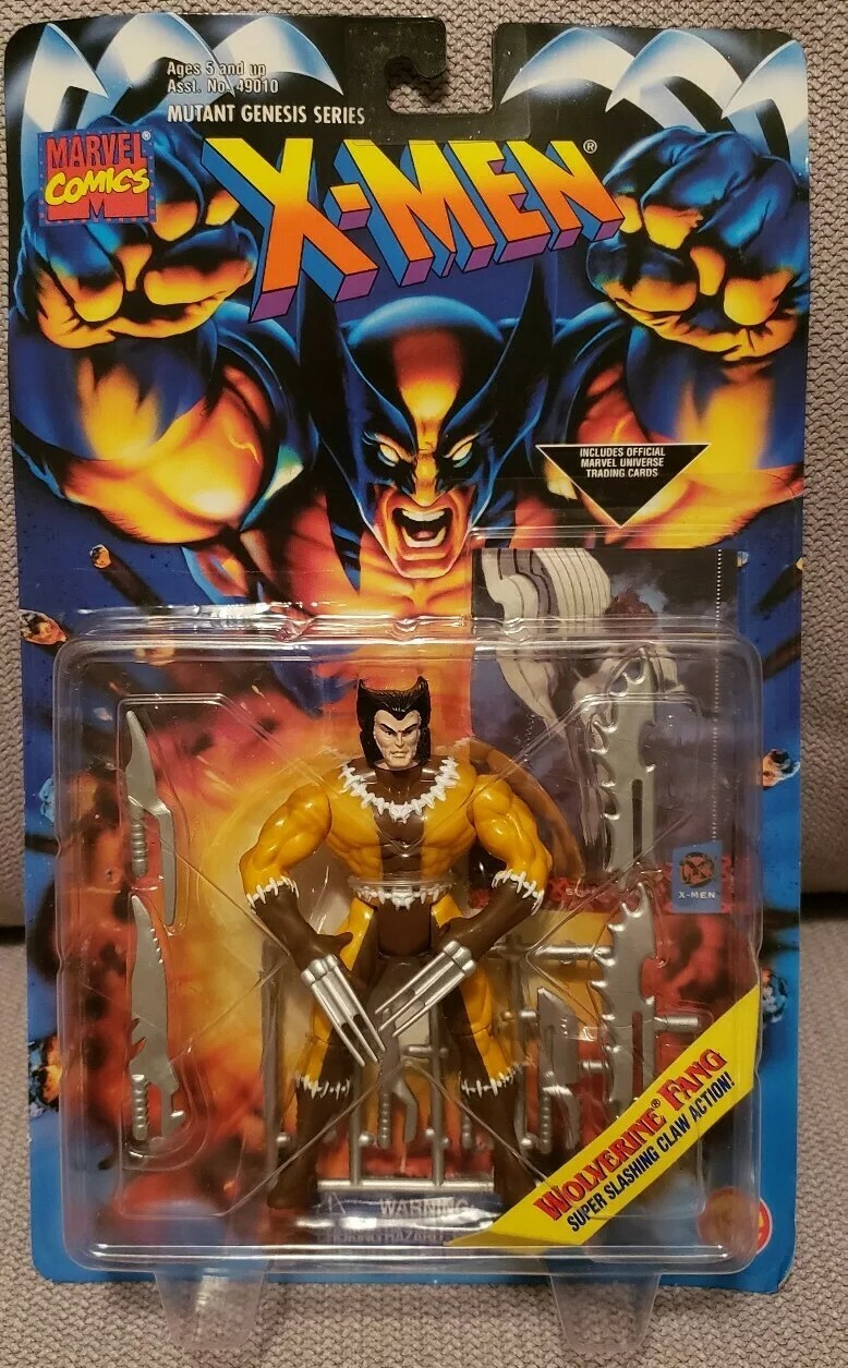 Vintage 1995 Marvel X-Men Mutant Genesis Series WOLVERINE FANG Action ...