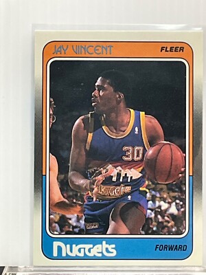 1988-89 Fleer Basketball - Jay Vincent - Nuggets | eBay
