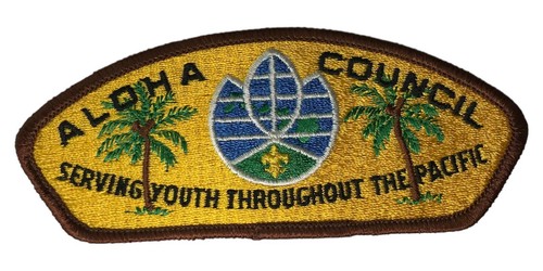 Aloha Council Honolulu, Oahu, HI 1957-present pb CSP Brown Bdr (Z748 ...