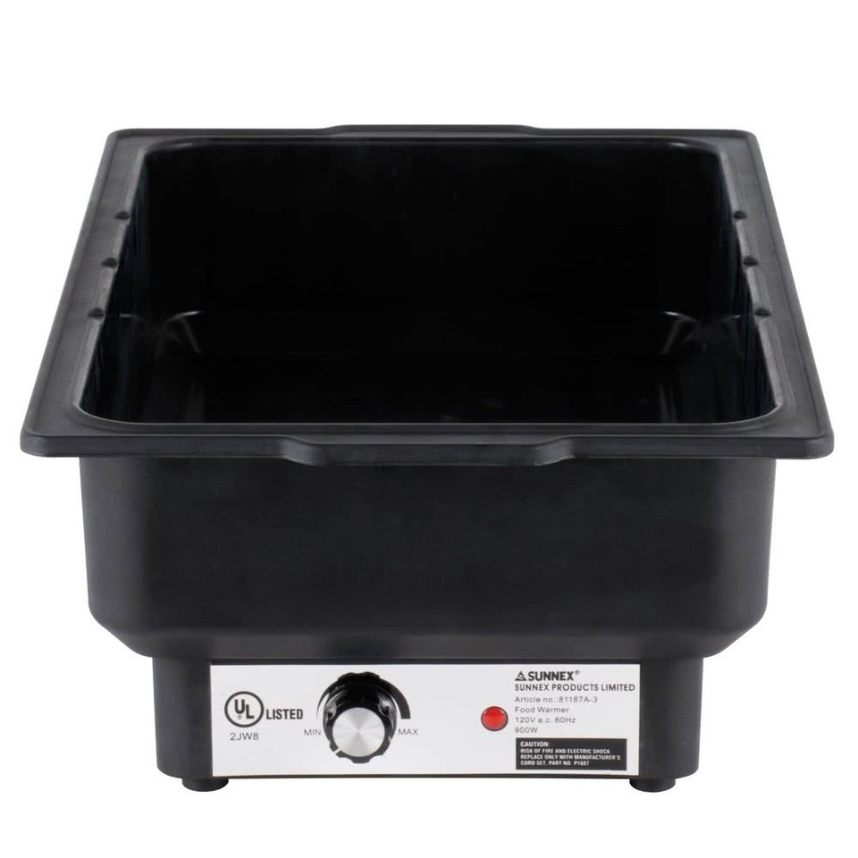 2 PACK Electric Fuel Chafer Chafing Dish Steam Full Food Water Pan ...
