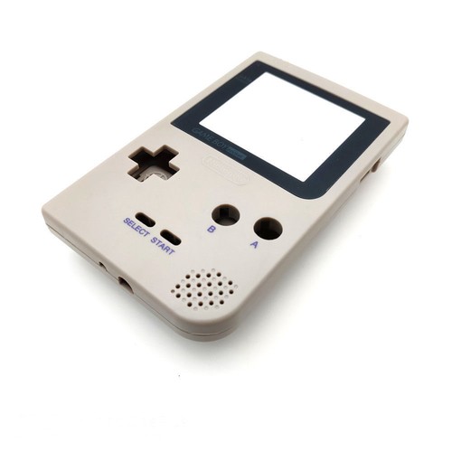 GBP Nintendo Game Boy Pocket Replacement Housing Shell Screen Gray SNES ...