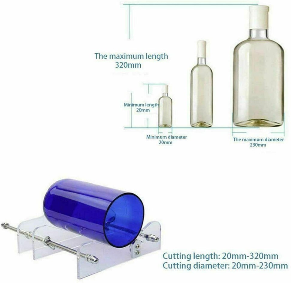 Glass Bottle Cutter Beer Wine Jar DIY Cutting Machine Craft Recycle ...